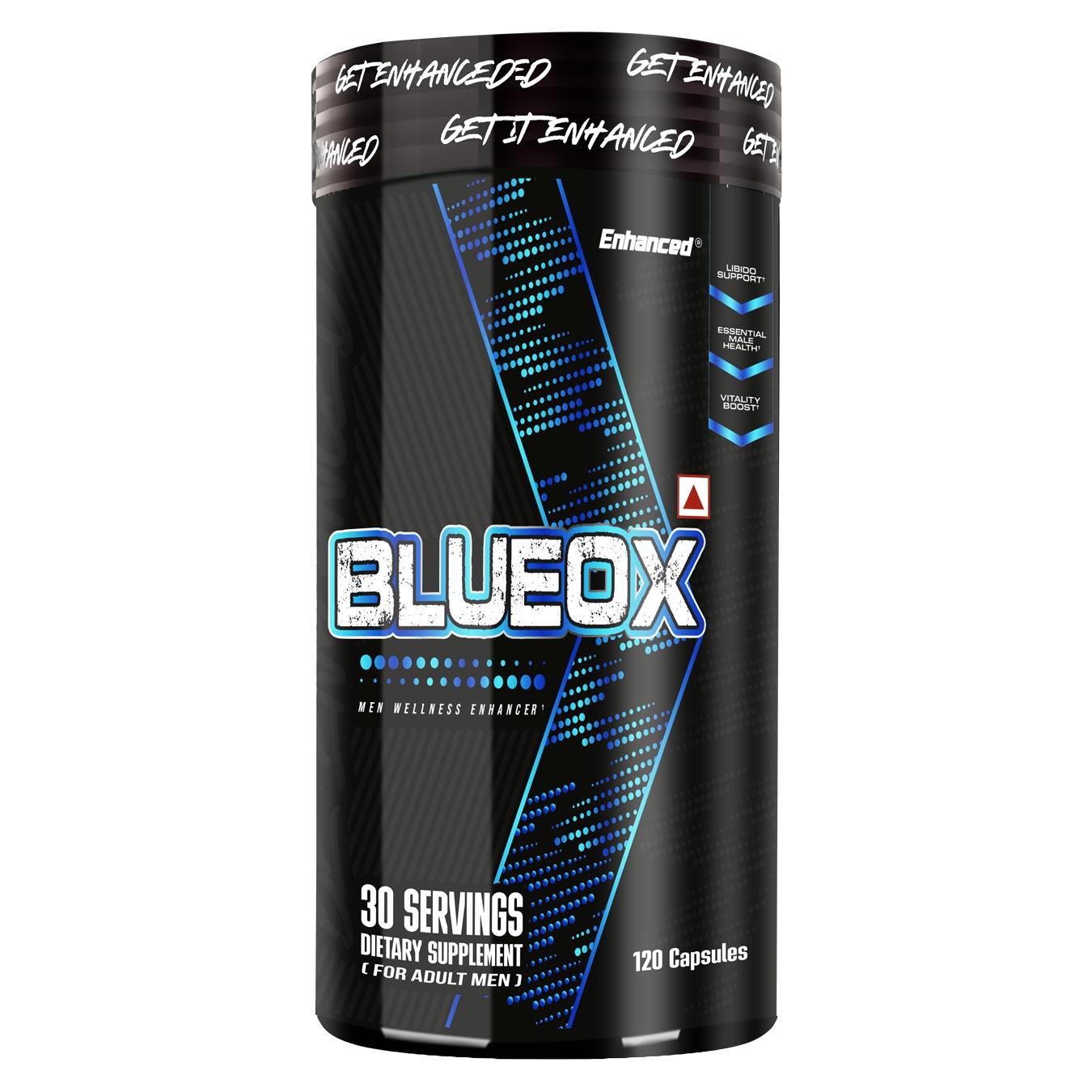 Blue Ox Testosterone Booster - 120 Capsules – Enhanced Labs India