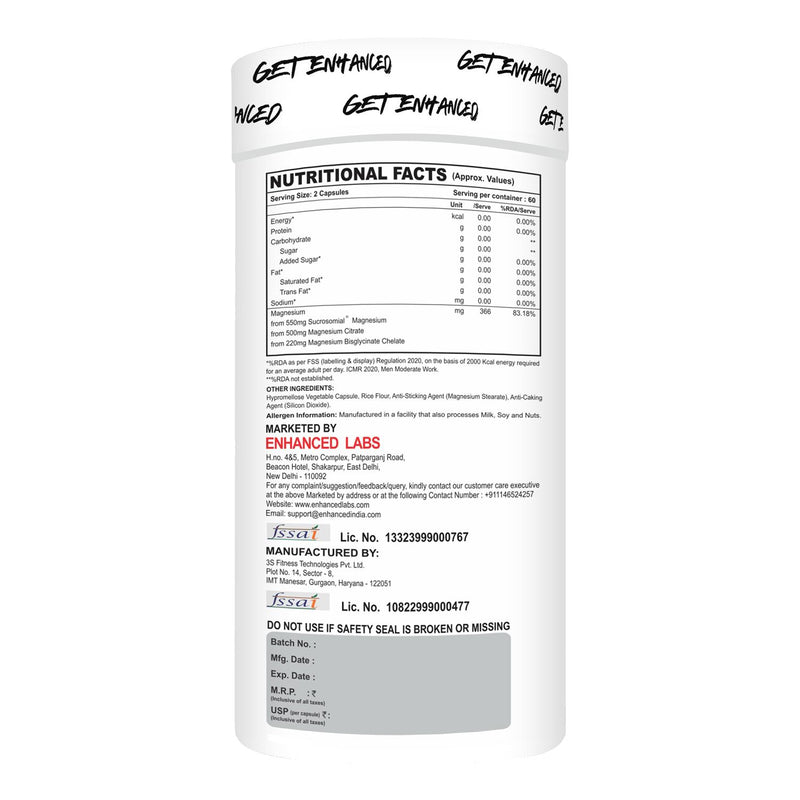 Enhanced Magnesium – Enhanced Labs India