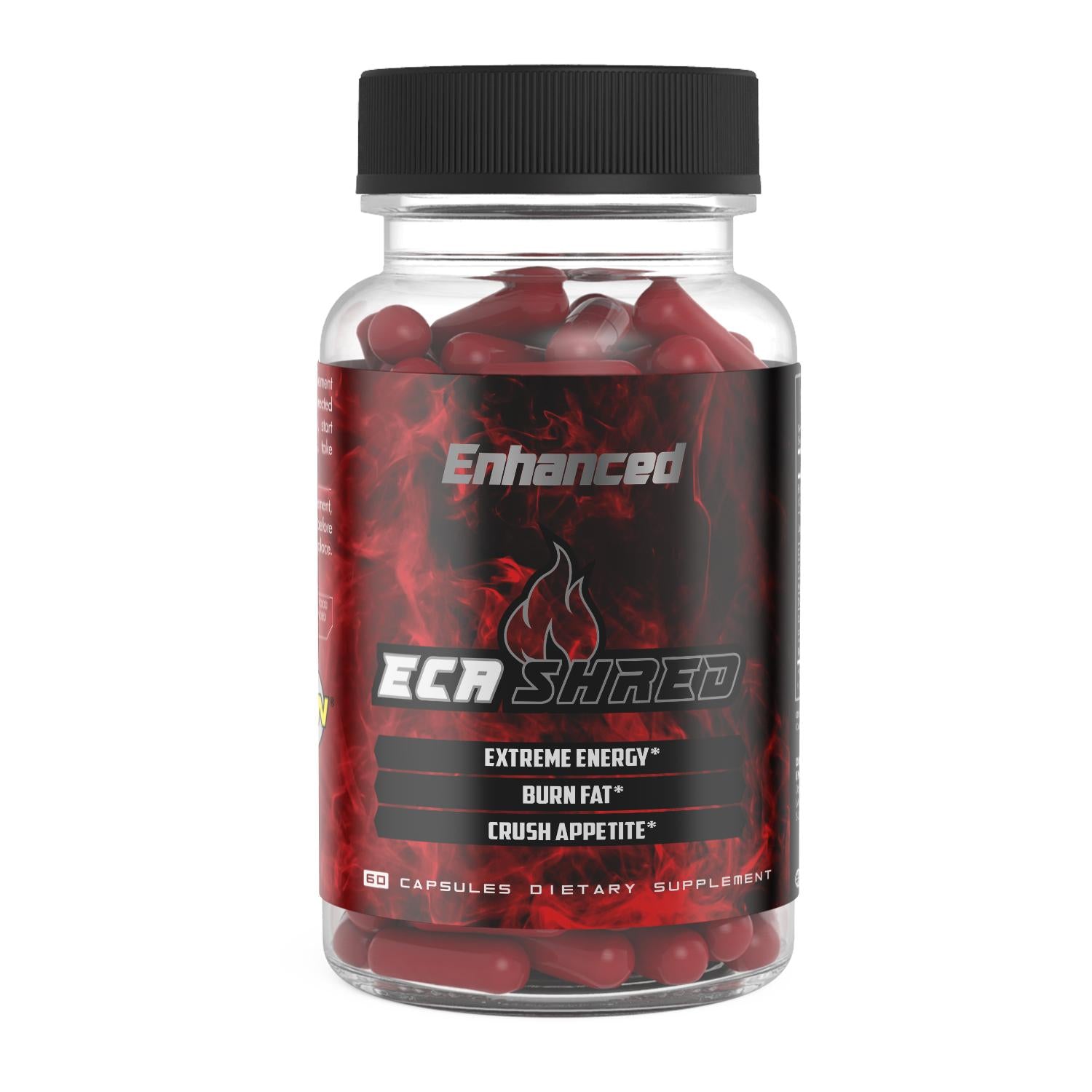 ECA SHRED Fat Burner - 60 Capsules – Enhanced Labs India